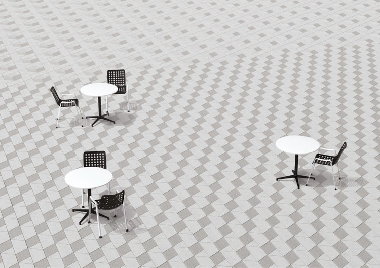 Dedale | The pressed concrete slab