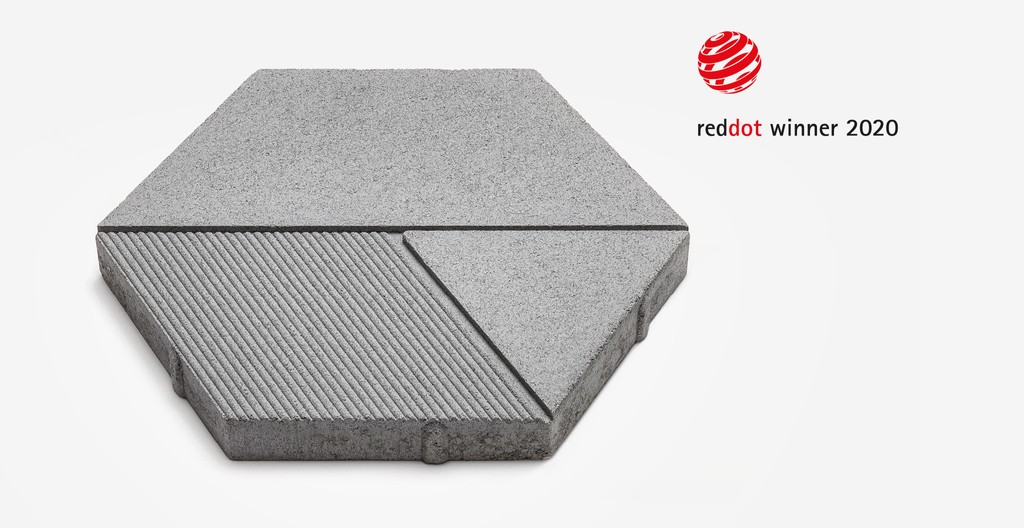 Dedale | The pressed concrete slab